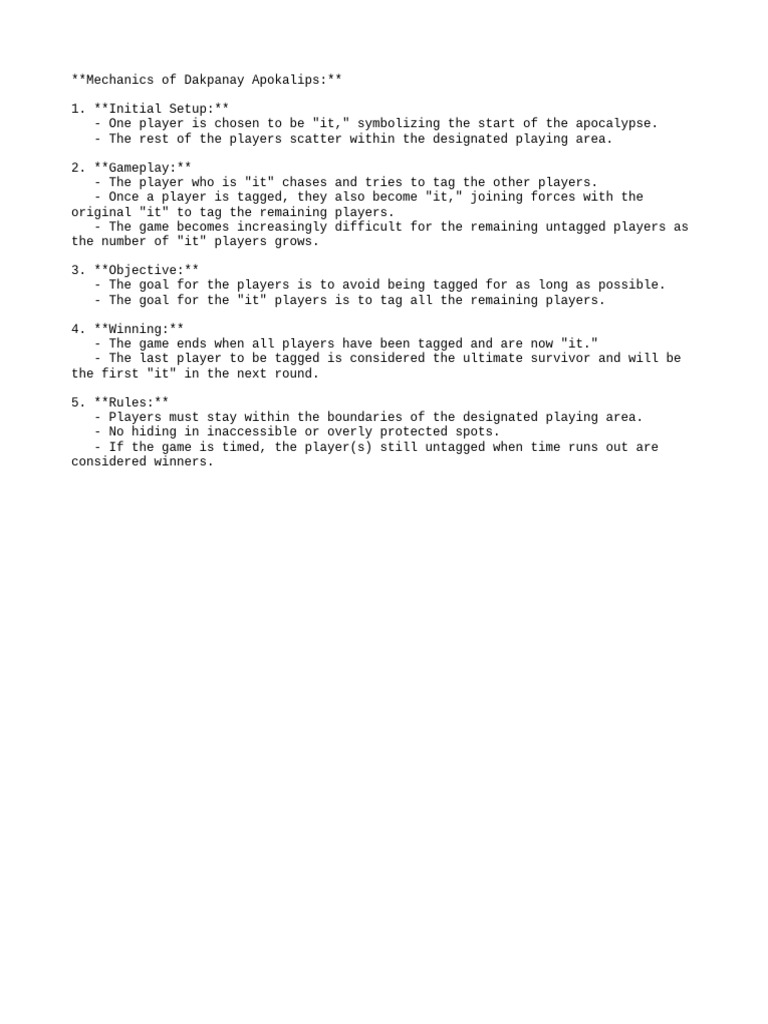 Apokalips | PDF | Sports & Recreation | Games & Activities