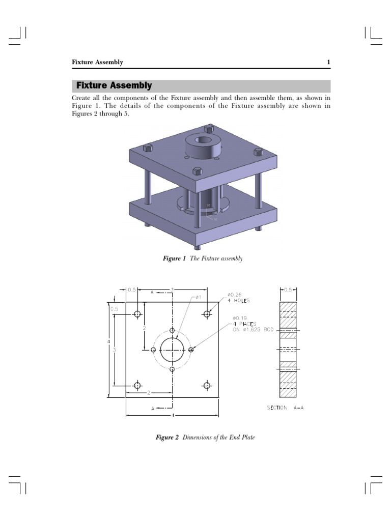 Fixture Assembly Guide & Dimensions | PDF