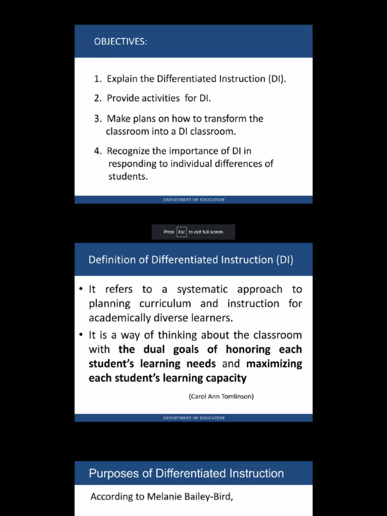 Differentiated Instruction | PDF