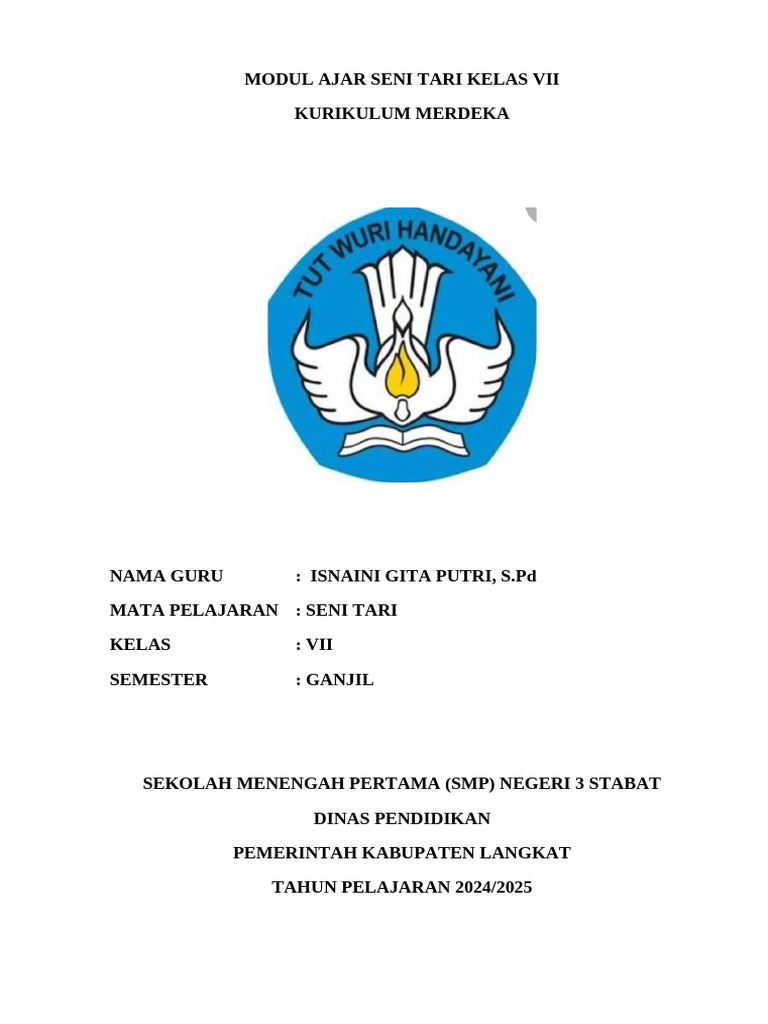 Cover Modul Ajar Kumer | PDF