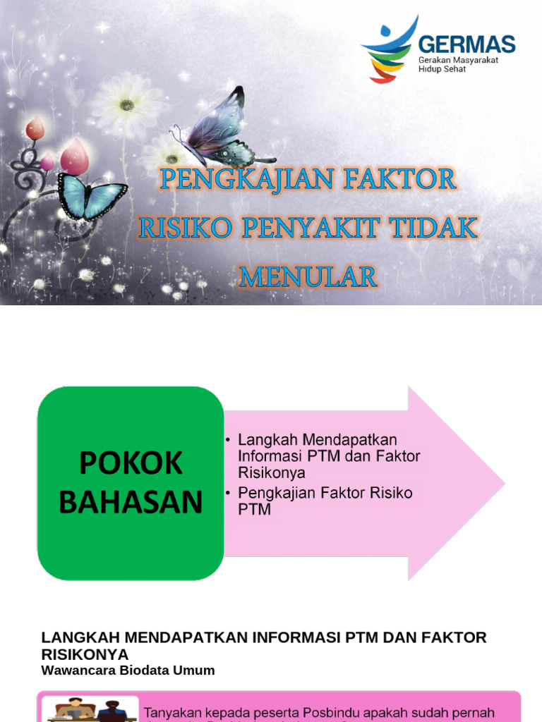 Pengukuran & Pemeriksaan Faktor Risiko PTM | PDF