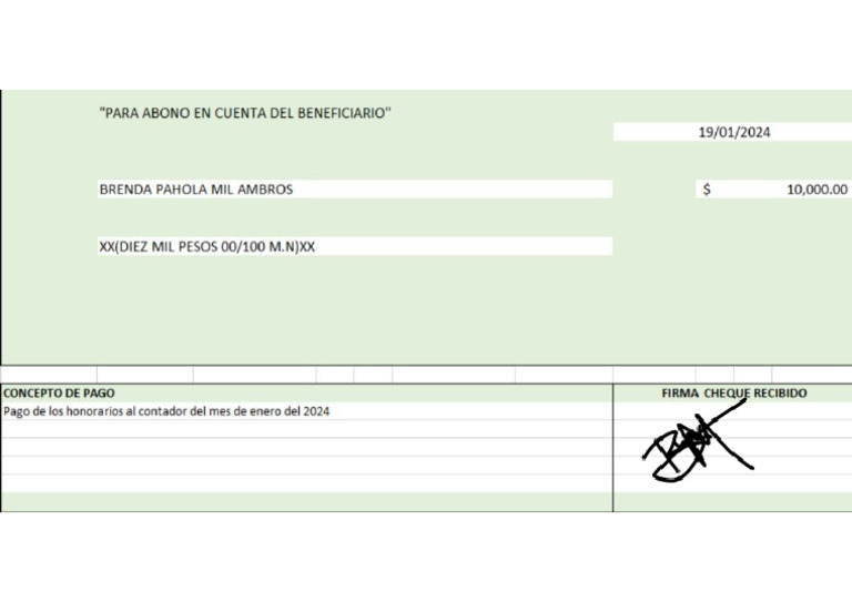 Cheque Firmado | PDF