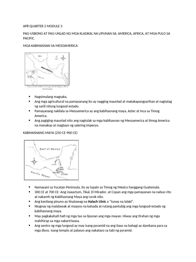 Ap8 Quarter 2 Module 3 | PDF