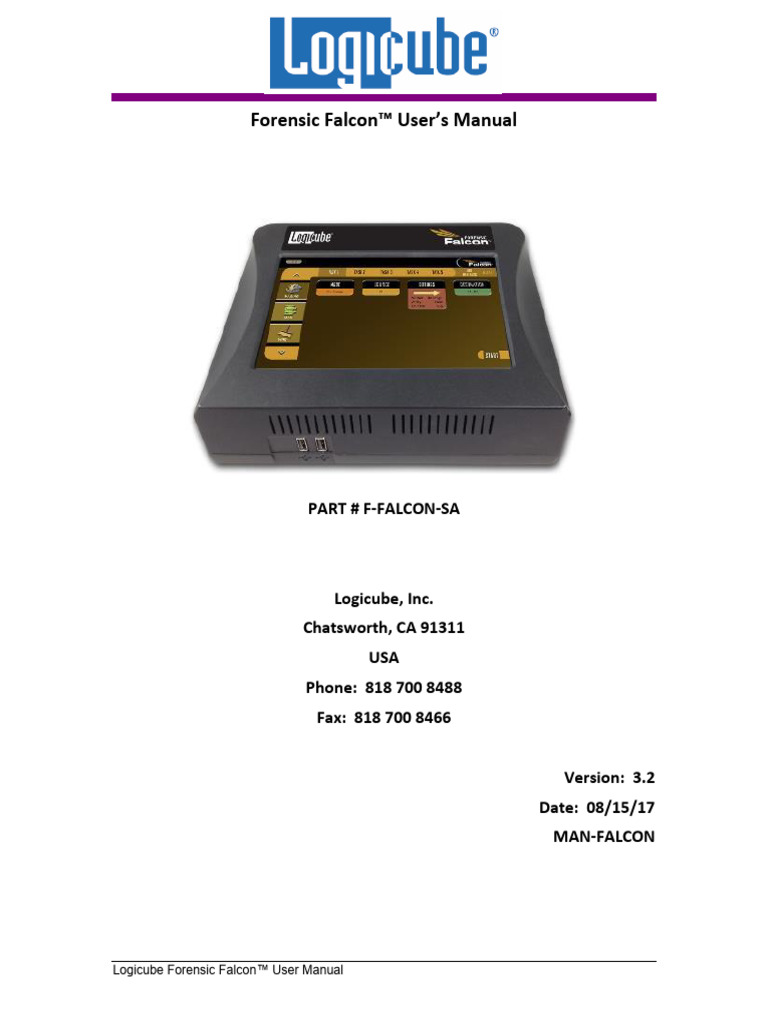 Man Falcon v3.2 Fin | PDF | Usb | Solid State Drive