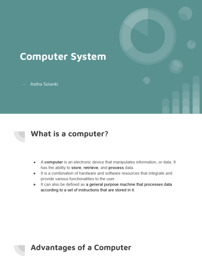 Computer System | PDF | Random Access Memory | Read Only Memory Computer System | PDF | Random Access Memory | Read Only Memory