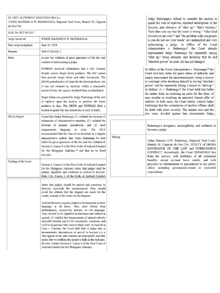 Dagudag vs. Paderanga | PDF