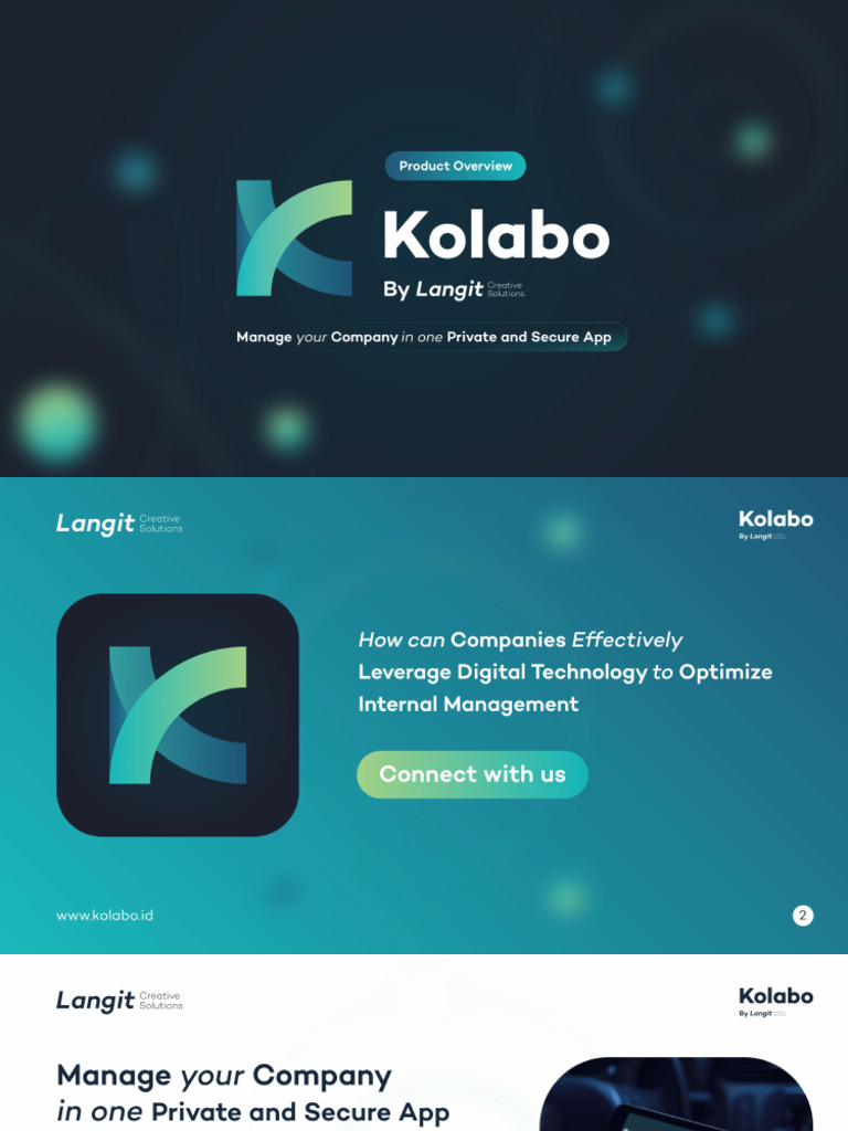 Kolabo HRM & Collaboration Platform - 2024 | PDF