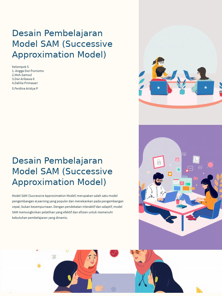 Desain Pembelajaran Model SAM Successive Approximation Model | PDF