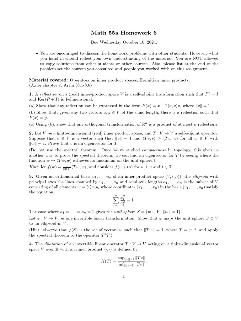HW 6 | PDF | Functions And Mappings | Mathematical Objects