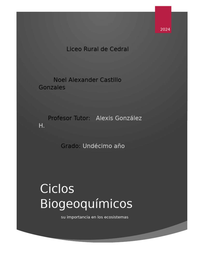 Trabajo de Alexis Noel | PDF | Suelo | Oxígeno