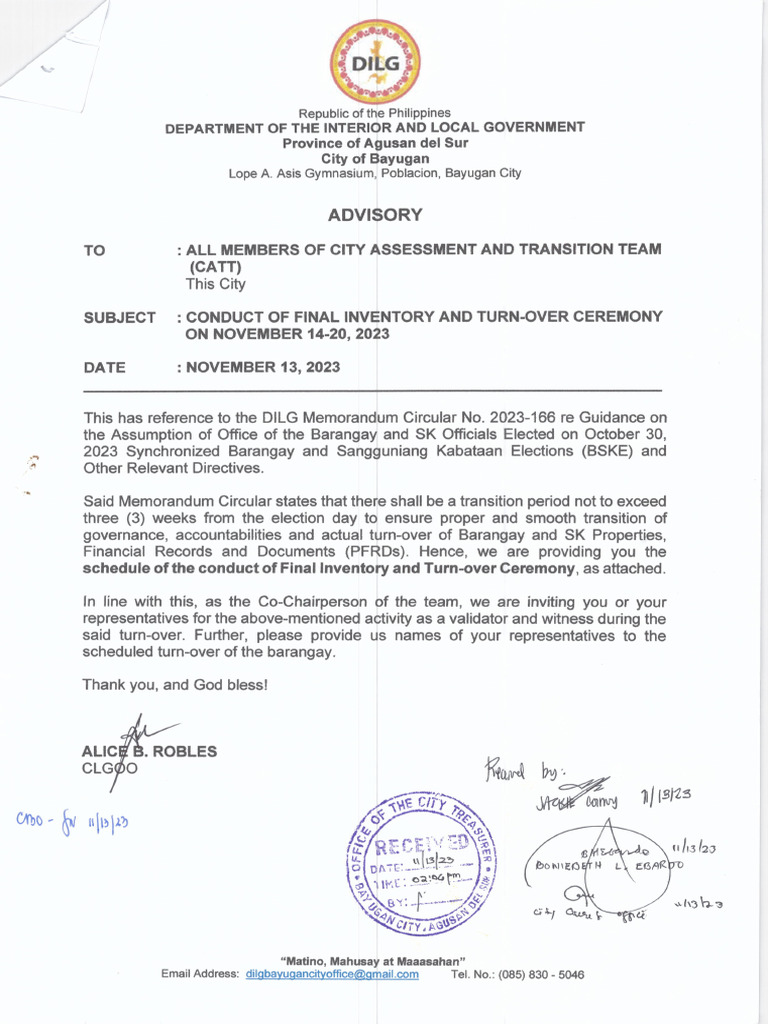 Advisory Letter | PDF