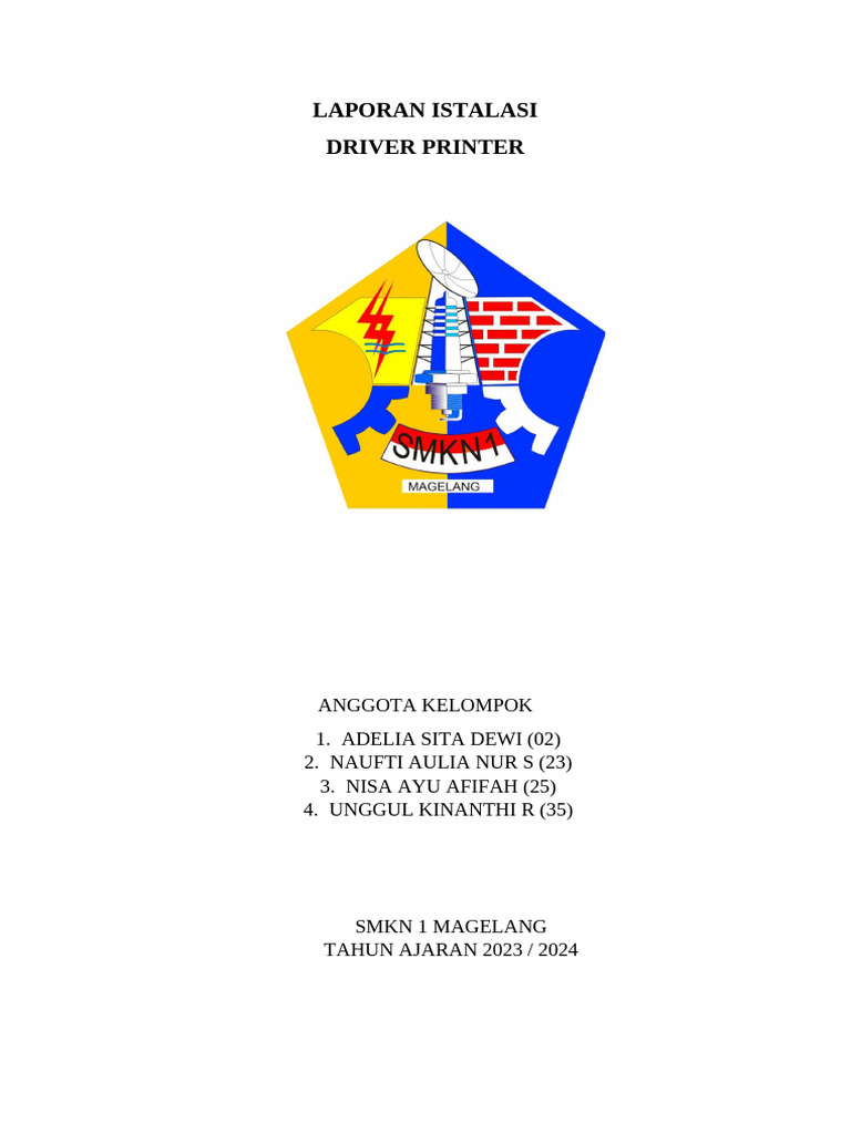 Laporan Instalasi Driver Printer | PDF