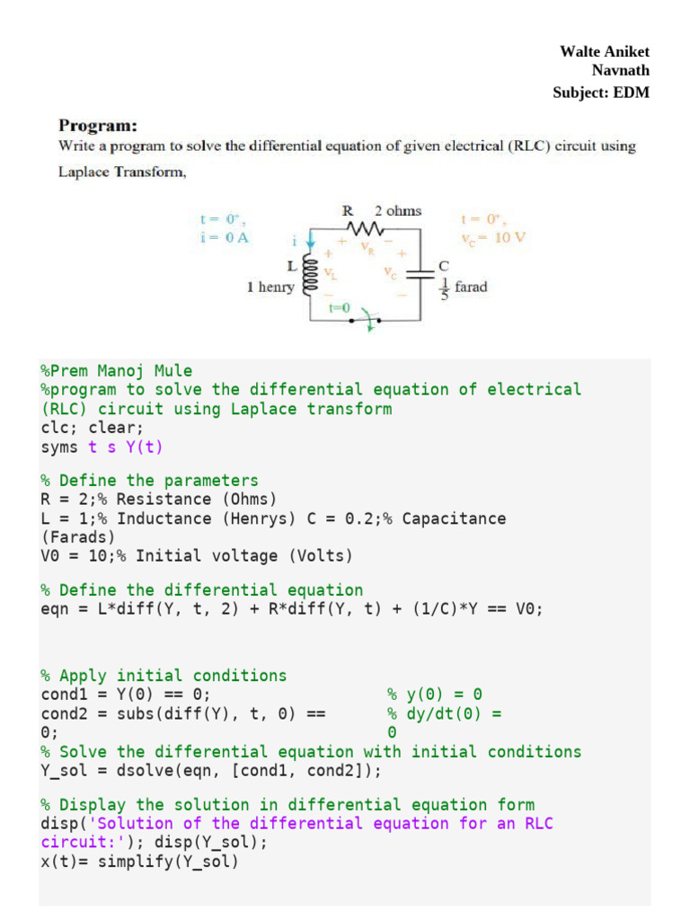 EDM - 7 Program | PDF