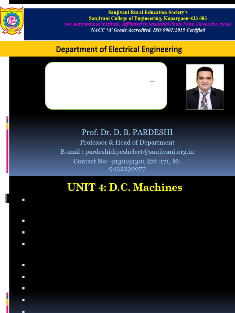 Overview of DC Machines and Their Components | PDF | Electric Motor ...