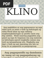 Pagkiklino | PDF