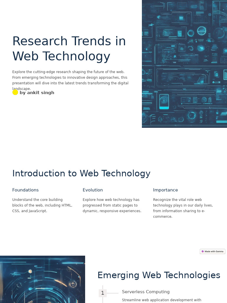 Research Trends in Web Technology | PDF | World Wide Web | Internet & Web