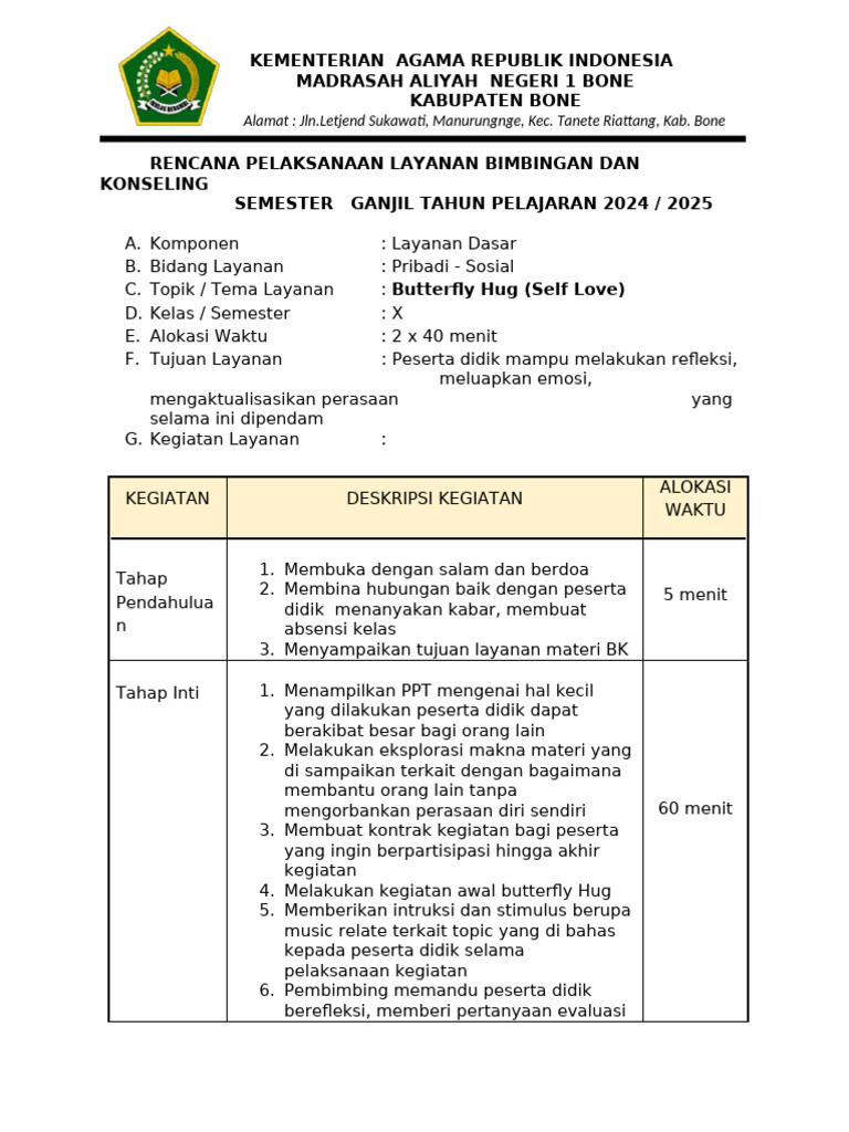 RPL Butterfly Hug | PDF | Pengembangan Diri | Sains & Matematika