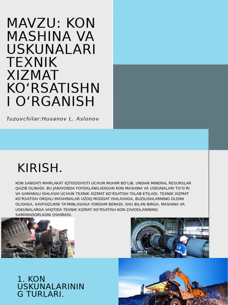 Kirish - Taqdimot 2 | PDF