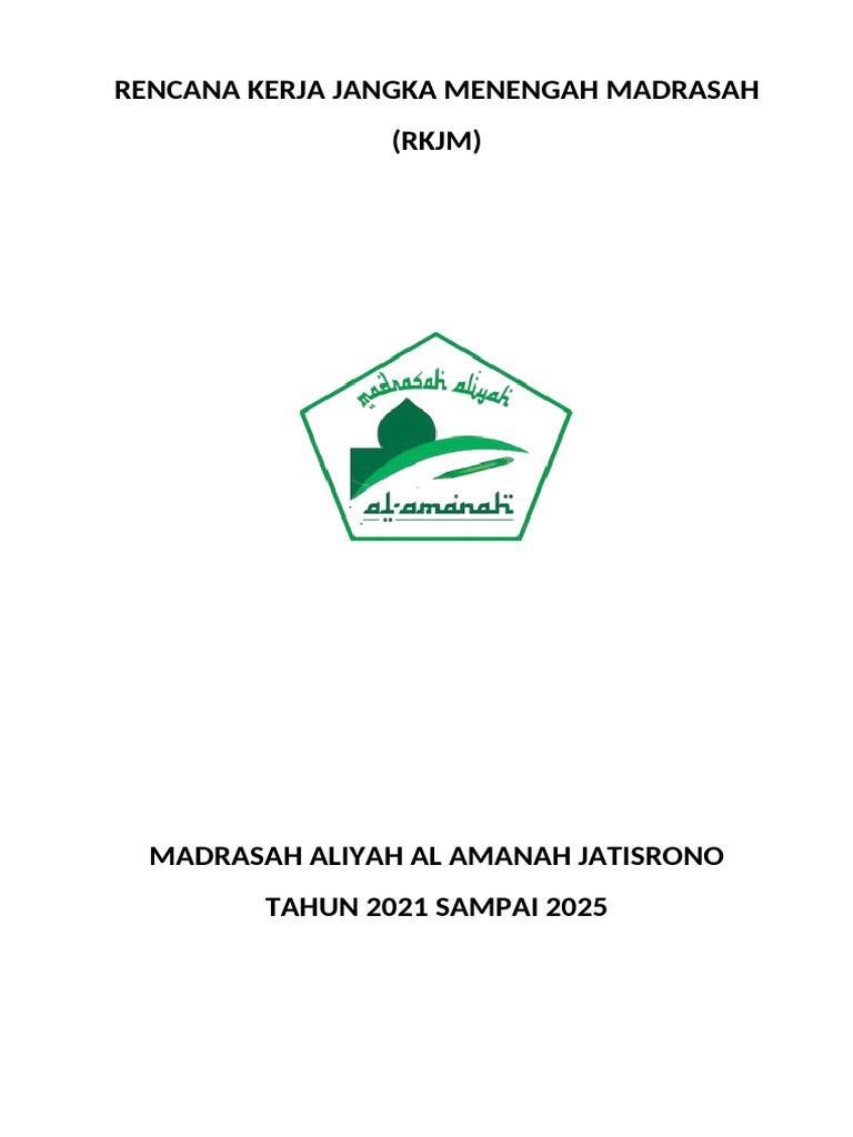 RKJM 2021 Sampai 2025 - Copy Edit | PDF