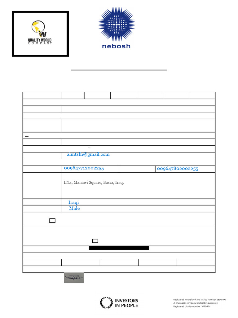 New Learner Intake Form - Minimum Information Required 1 | PDF ...