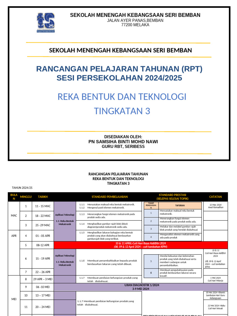 RPT-RBT T3 2024 | PDF