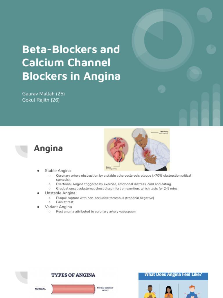 Beta-Blockers and Angina | PDF | Cardiovascular Physiology | Internal ...