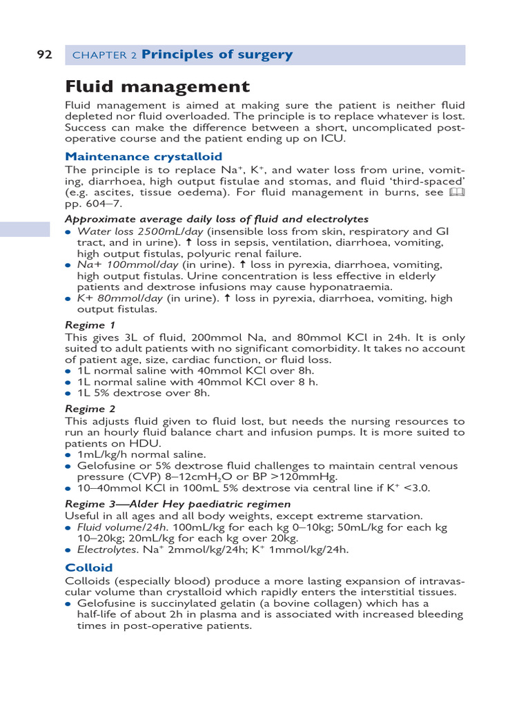 OS3 Fluid Management Ivf IV Fluid | PDF | Intravenous Therapy | Medical Specialties
