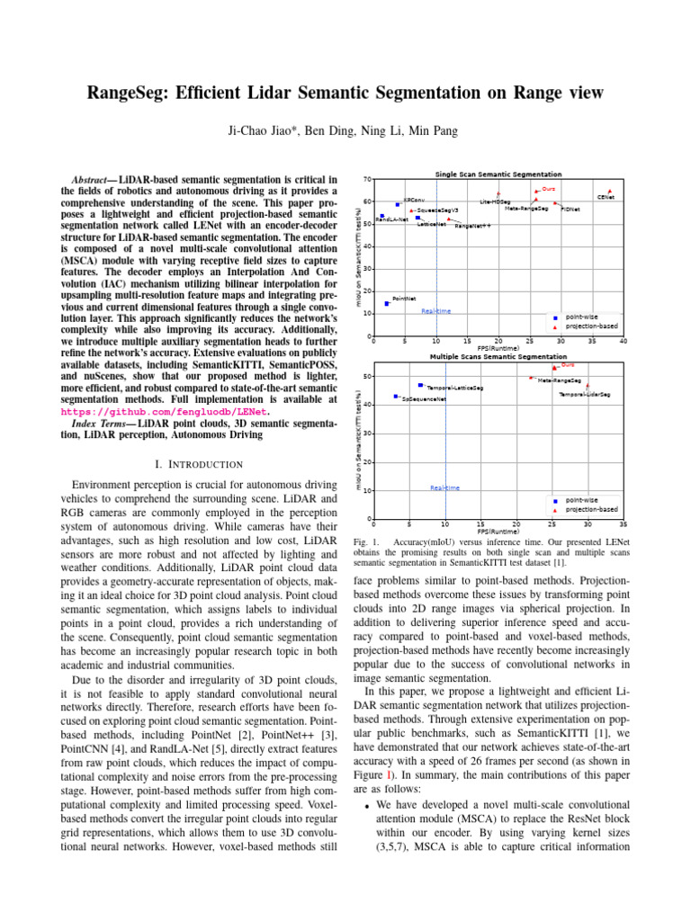 Lenet | PDF | Image Segmentation | Lidar