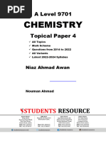 9701 A Level Chemistry Data Booklet | PDF | Amine | Carboxylic Acid
