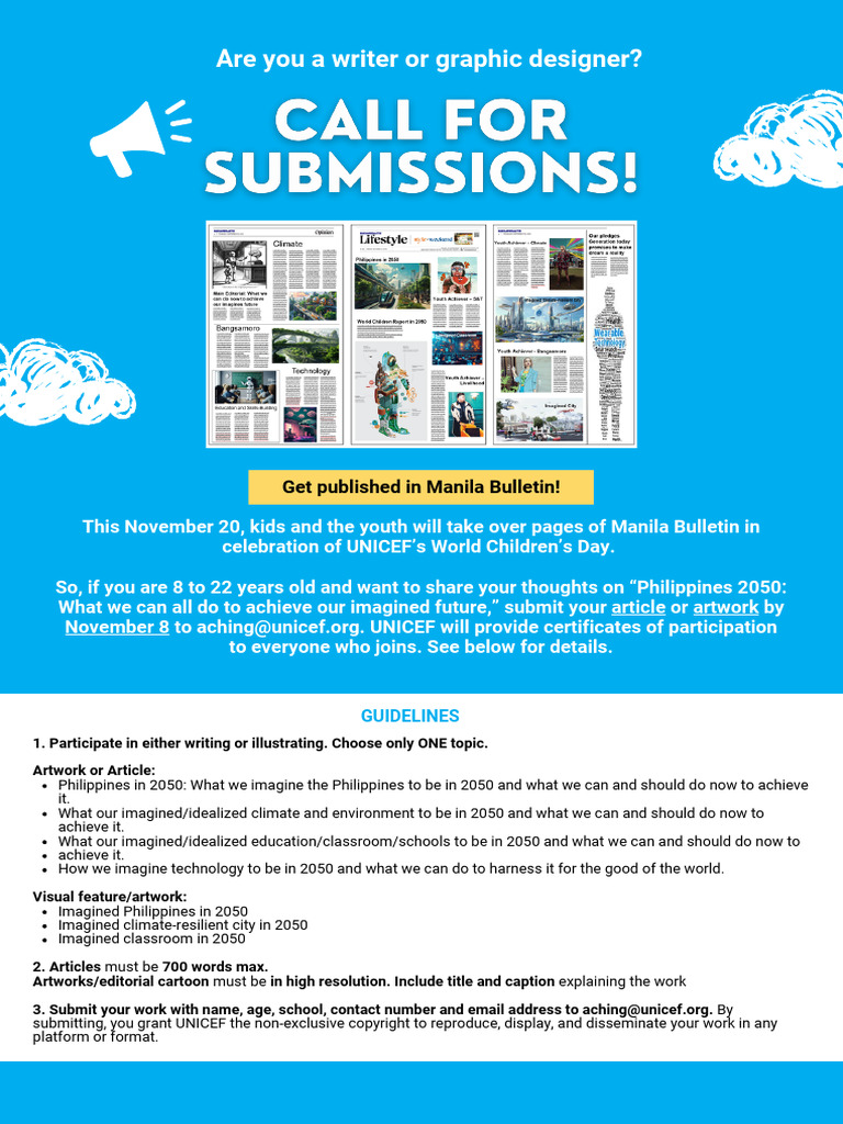 Call For Submissions FINAL | PDF