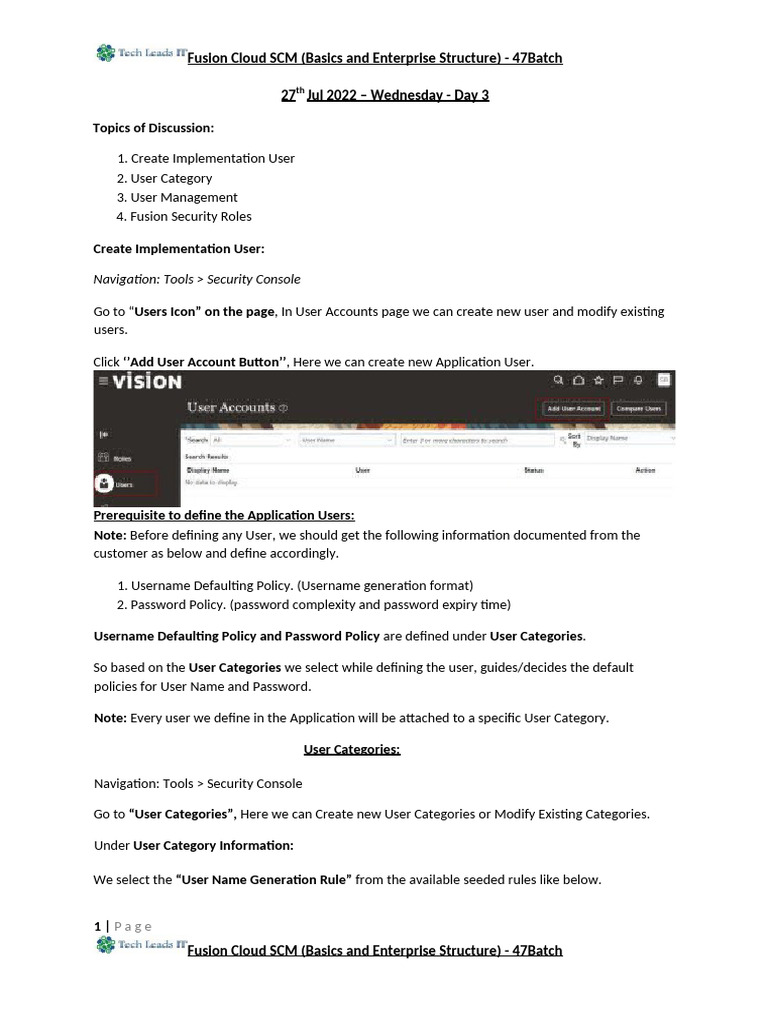 Fusion SCM Practice 47 Batch - Elias | PDF | Cloud Computing | Databases