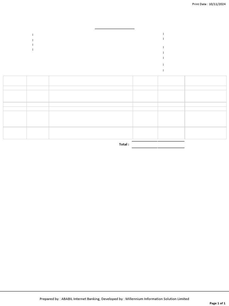 Aib PLC - STMT - Ib - 11 - 10 - 2024 - 11 - 10 - 2024 | PDF | Banks ...
