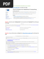 Install R and RStudio on Windows, Mac, AWS | PDF
