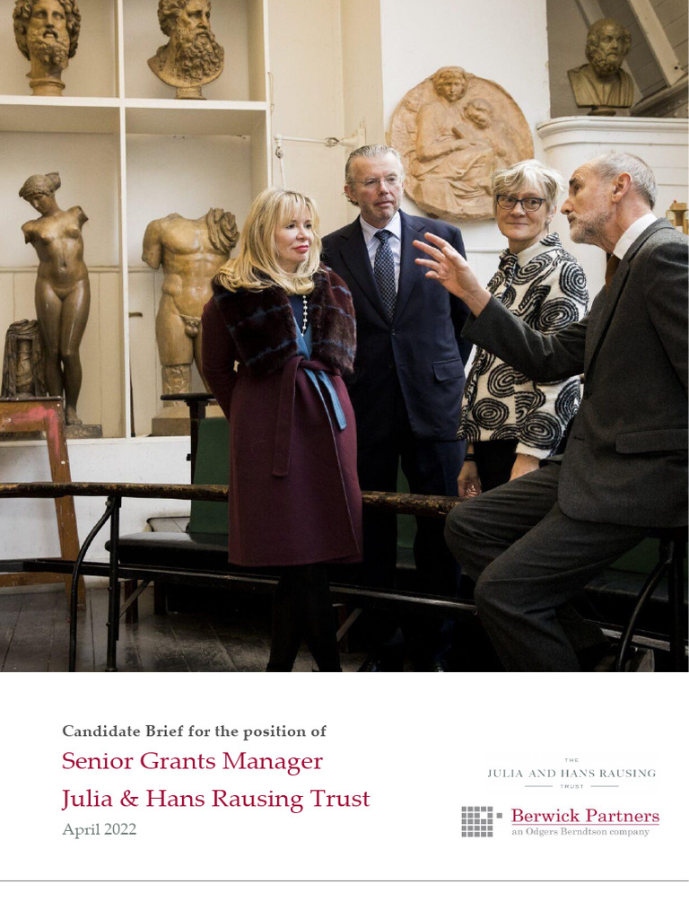 Candidate Brief Published - Julia - Hans Rausing Trust - Senior Grants ...
