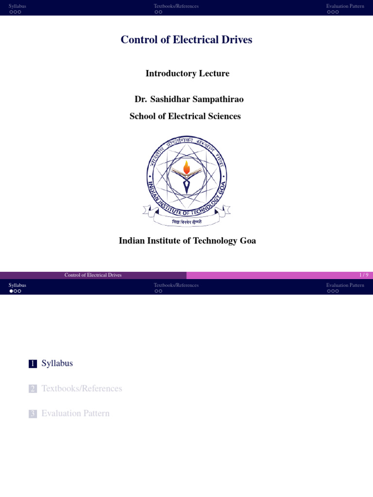 EE 615-Final Lecture Slides All | PDF | Electric Motor | Torque