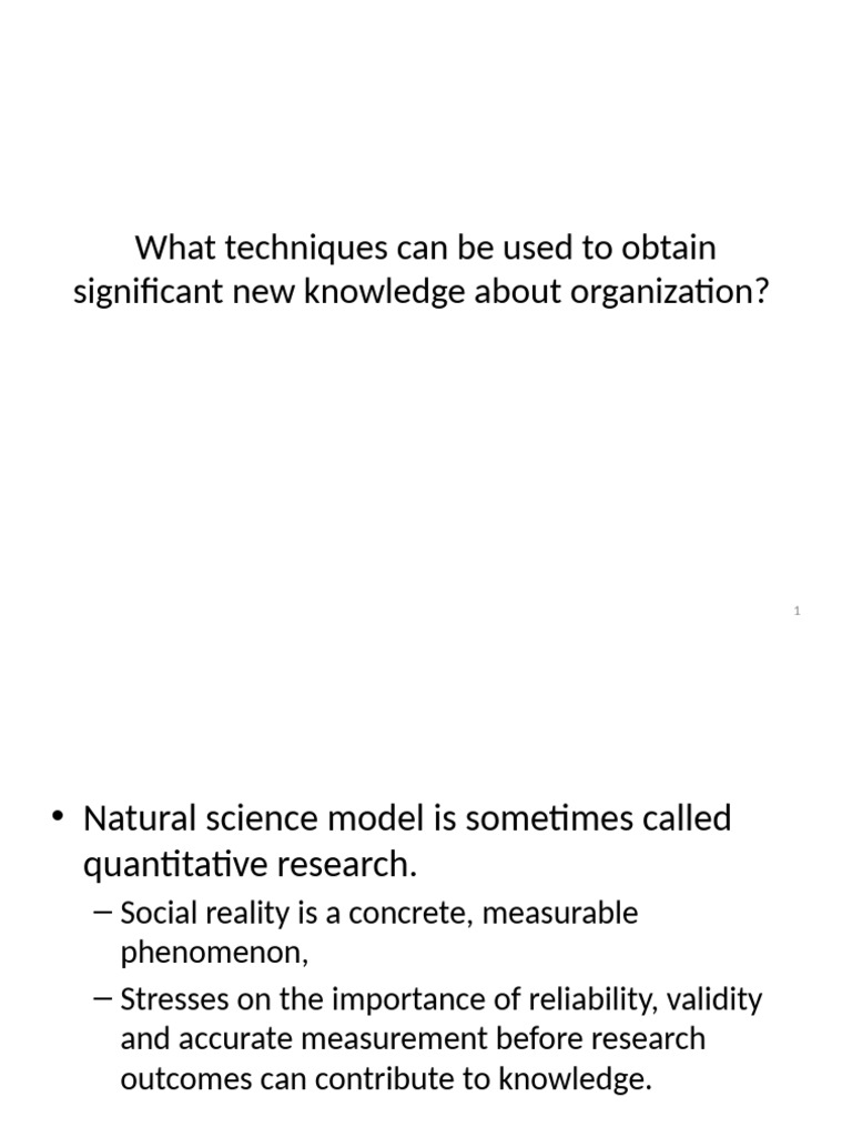 The Qualitative Approach | PDF | Epistemology | Reality