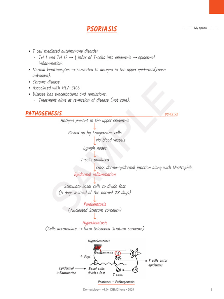 Dermatology - Sample | PDF | Psoriasis | Epidermis