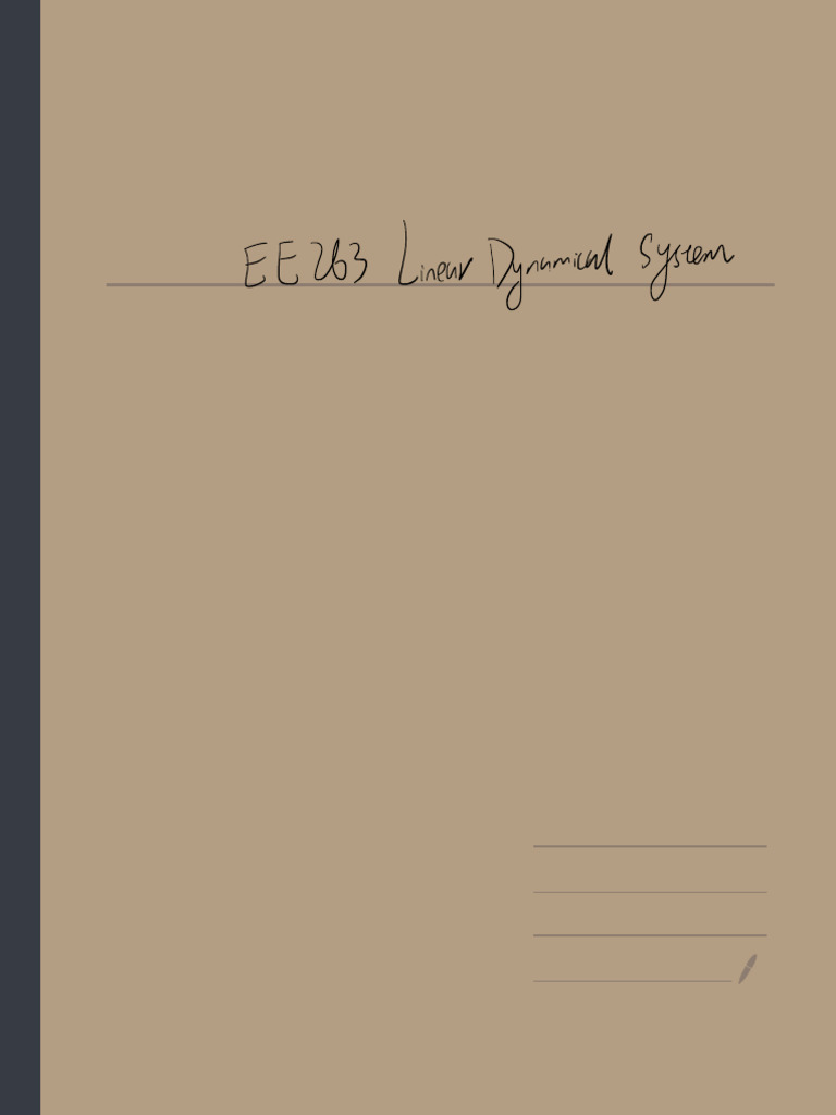 EE263 Hw4 | PDF