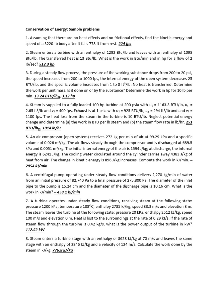 Topic 2 Sample Problems W Ans | PDF | Heat Capacity | Enthalpy