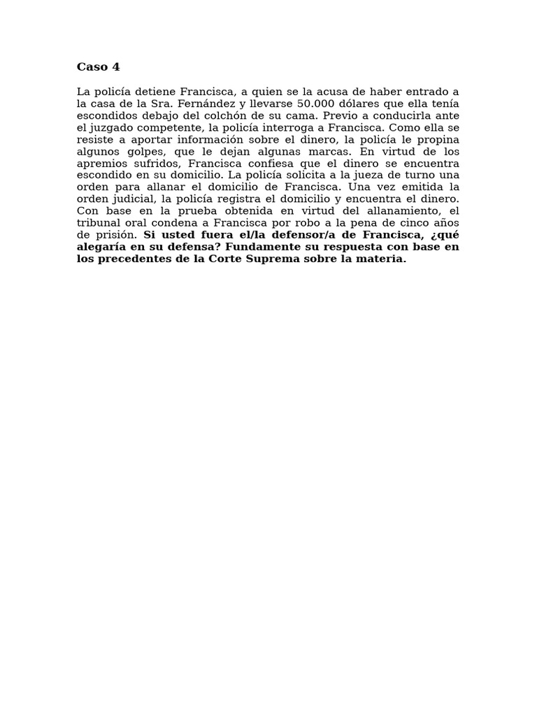 Caso 4 (Prueba) | PDF