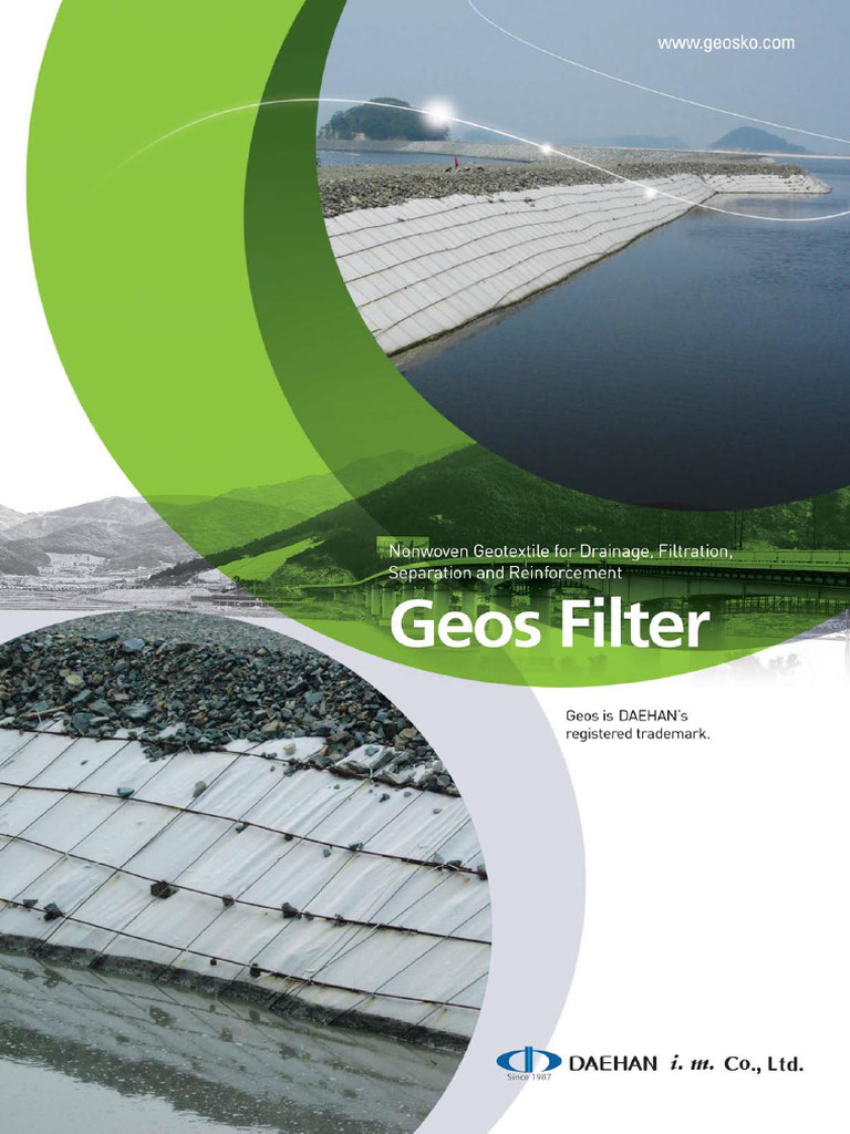 Brochure-Geos Filter - 2022 (Nonwoven Geotextile) | PDF | Home & Garden ...