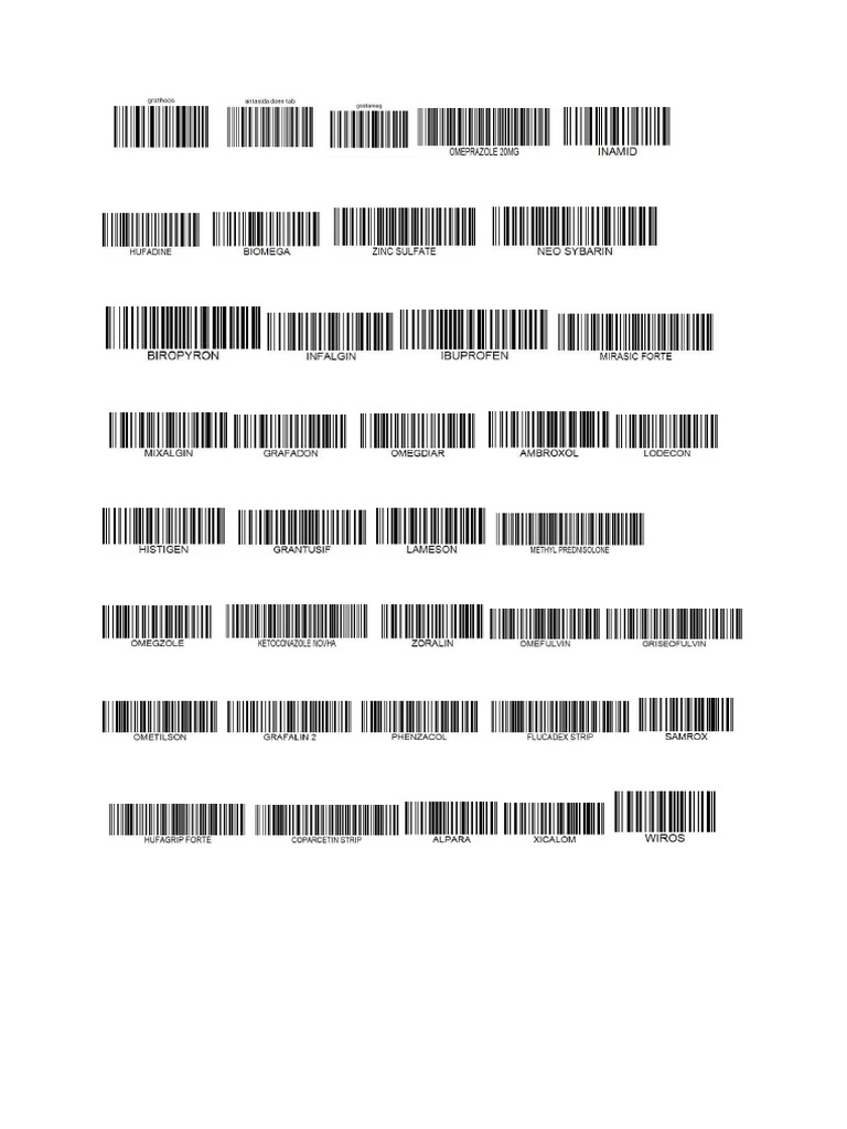 Barcode Obat Apotek | PDF