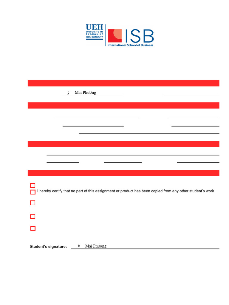 Practical Workshop 4 Hu NH Mai Phương | PDF | Brand