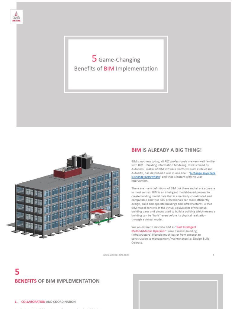 5 Benefits of BIM Implementation PDF Download | PDF | Building Information Modeling | Computing
