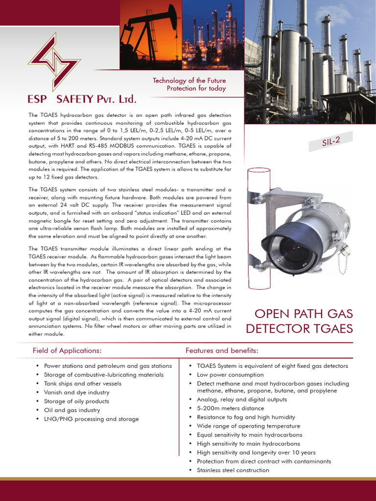 Gas Detection Camera Specification | PDF | Natural Gas | Infrared