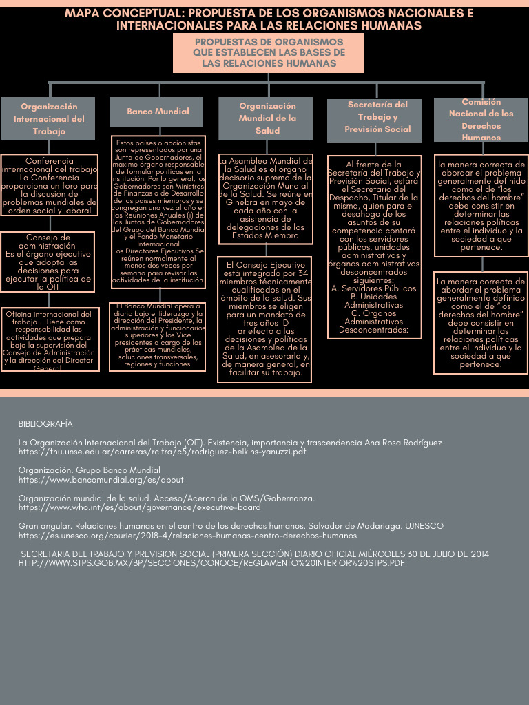 Mapa Conceptual Relaciones Humanas | PDF | Organización Mundial de la ...