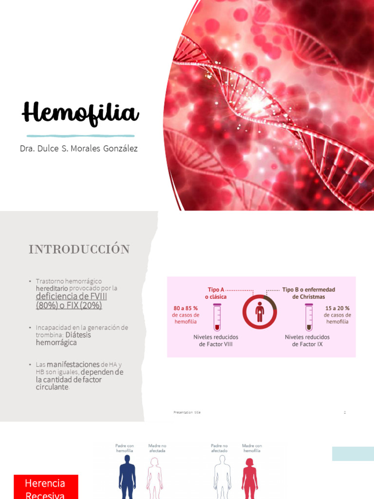 Hemofilia y Enfermedad de Von Willebrand | PDF | Hemofilia | Enfermedades y trastornos
