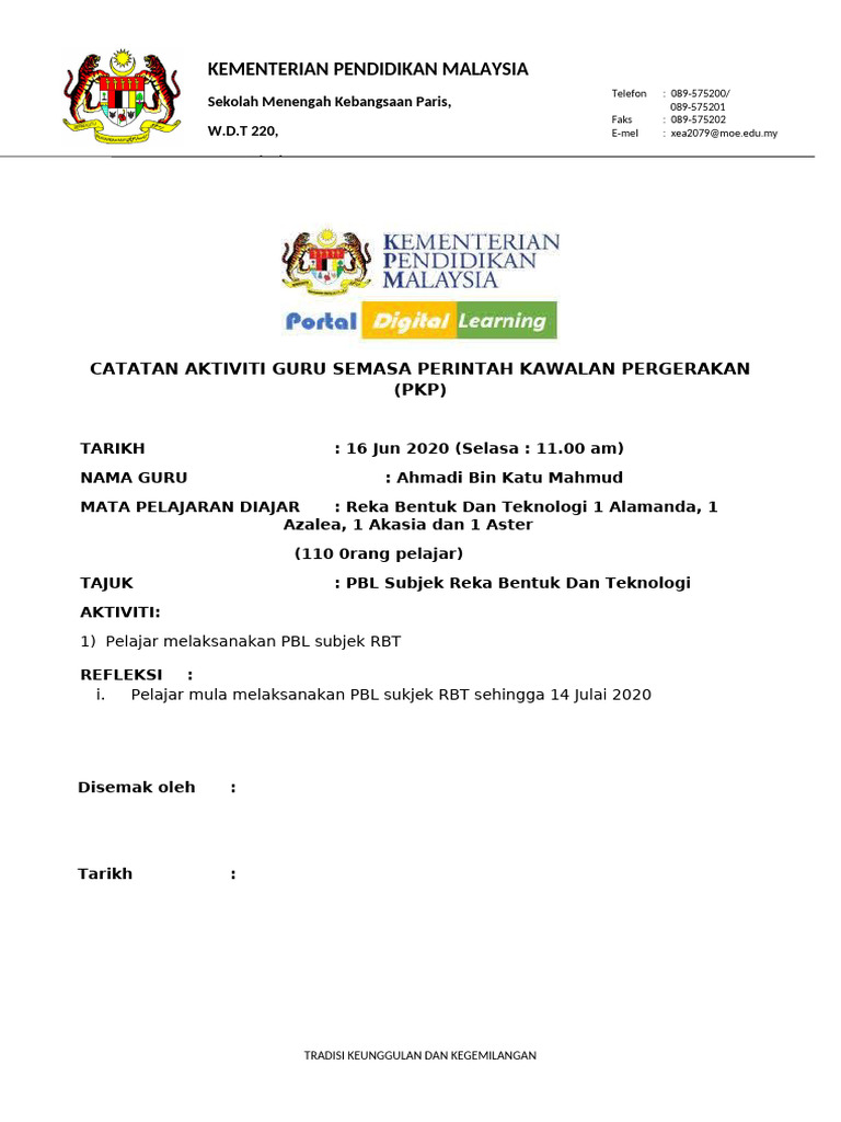 RPH PKP 16 Jun | PDF
