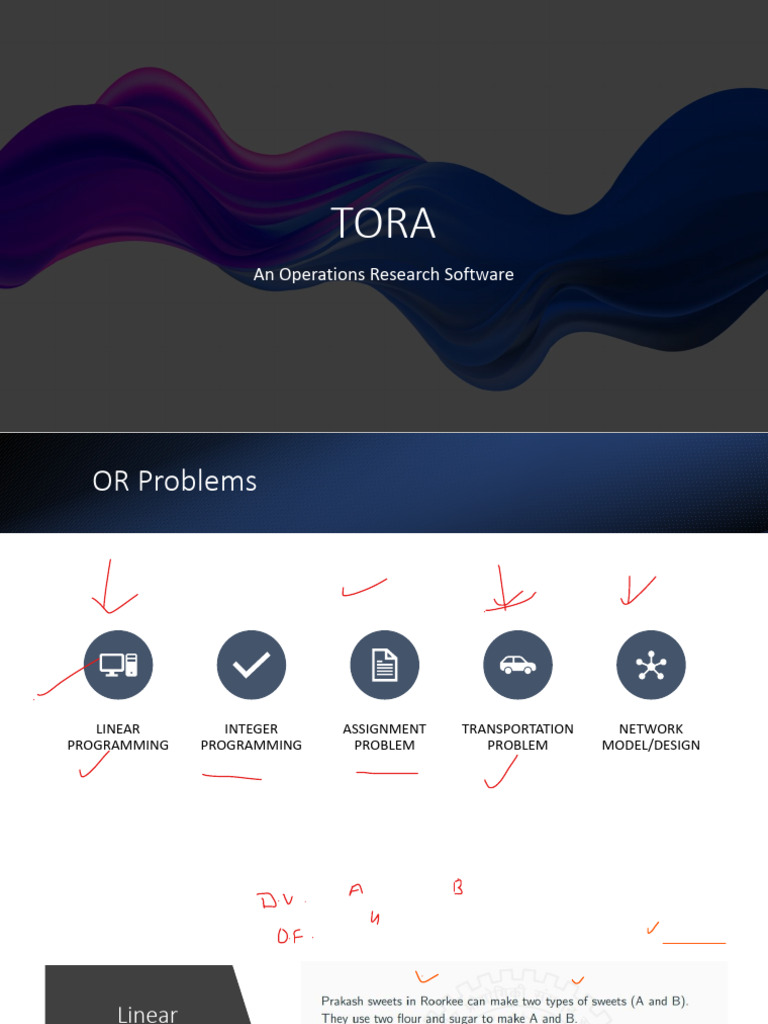 An Operations Research Software | PDF | Linear Programming ...
