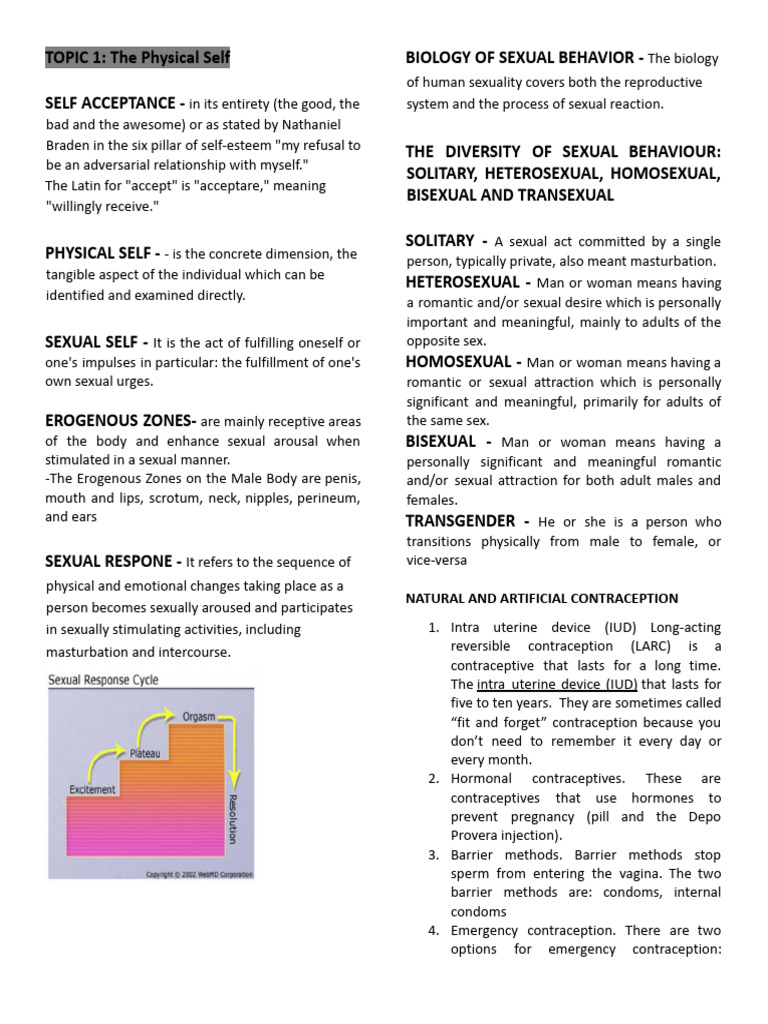 Exploring the Dimensions of Self | PDF | Birth Control | Love
